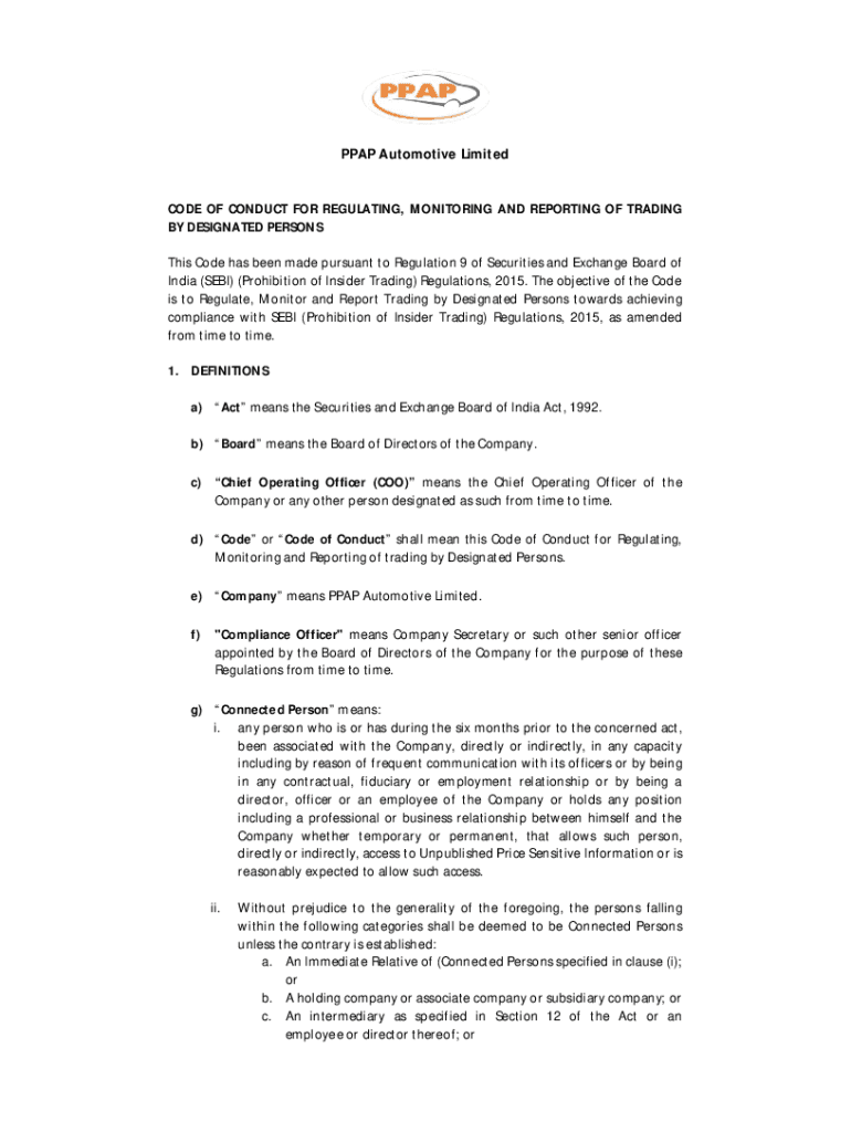 Fillable Online LATL-Code-of-Conduct-Prohibition-of-Insider-Trading. ... Fax Email Print - pdfFiller