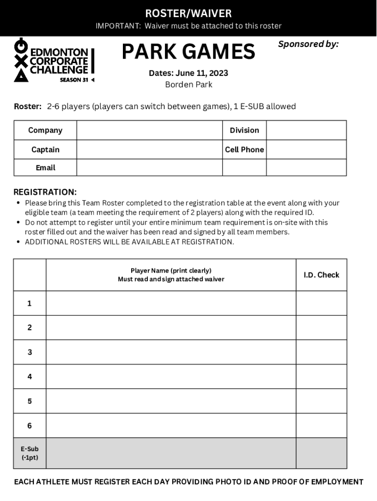 Fillable Online What happens if you're over the roster limit and don't ...