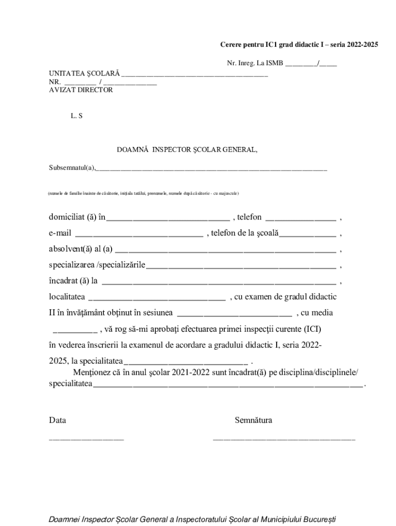 Fillable Online Nr.AVIZAT DIRECTOR L. S. DOMNULE ... Fax Email Print ...