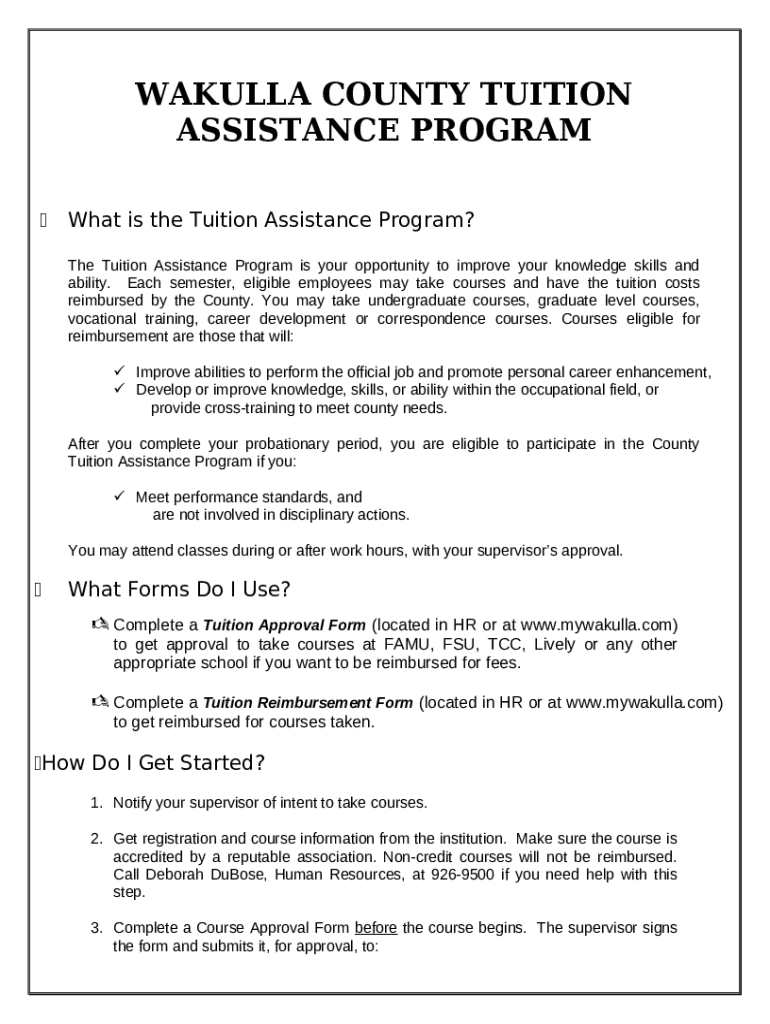 TUITION APPROVAL & TRAINING REQUEST Doc Template | pdfFiller