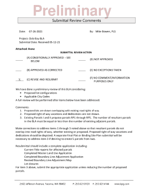 Fillable Online By: Mike Bowen, PLS Fax Email Print - pdfFiller