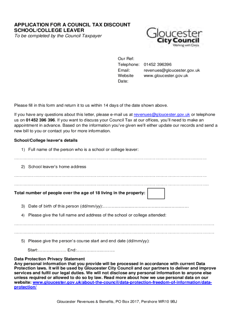 Fillable Online Student discount application form Fax Email Print ...