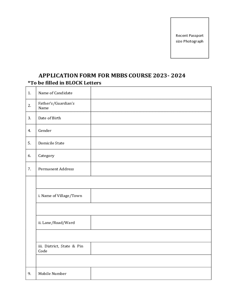 Fillable Online NEET Exam, Application Form, ID Proof Fax Email Print ...