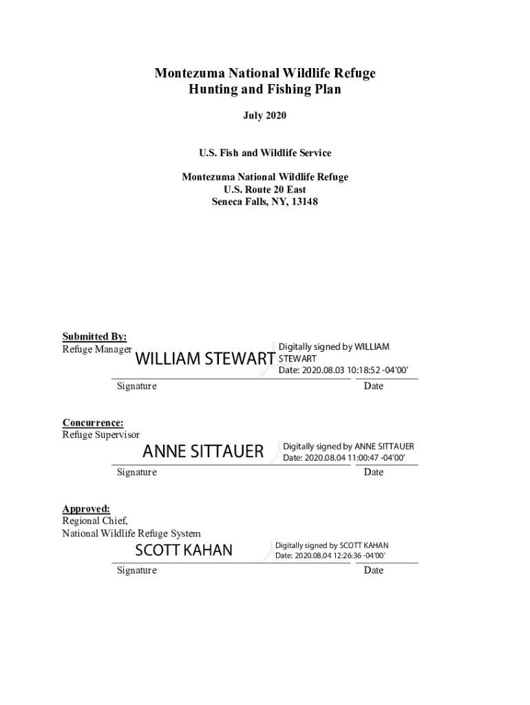 Fillable Online Hunting and Fishing Plan Fax Email Print - pdfFiller