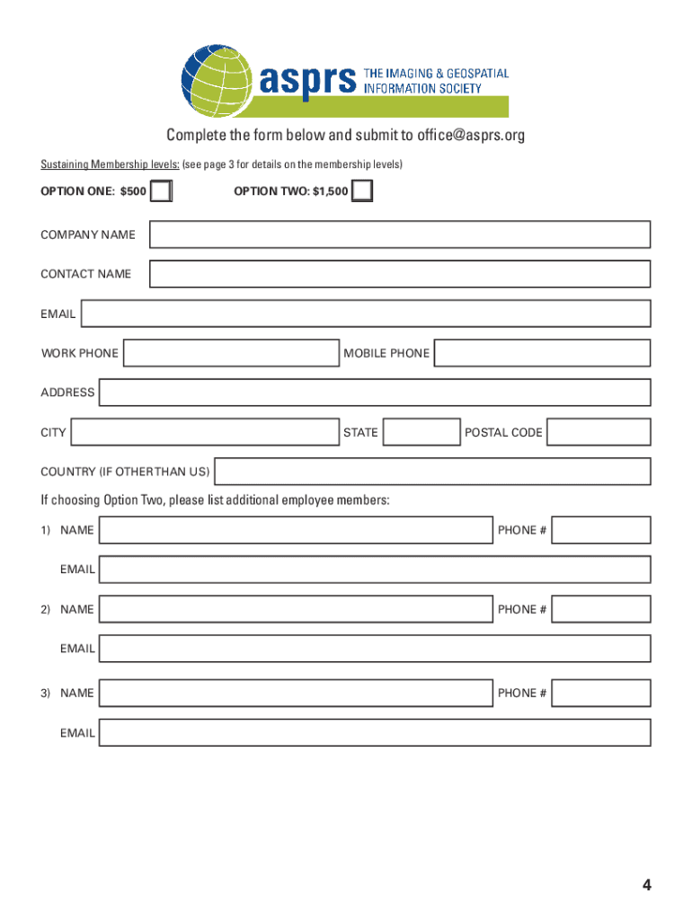 Fillable Online Sustaining-Member-Form-Application- ... Fax Email Print ...