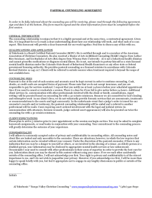 Fillable Online In order to be fully informed about the counseling you ...