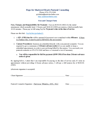 Fillable Online Client Information and Consent Form for Face-to-Face ...