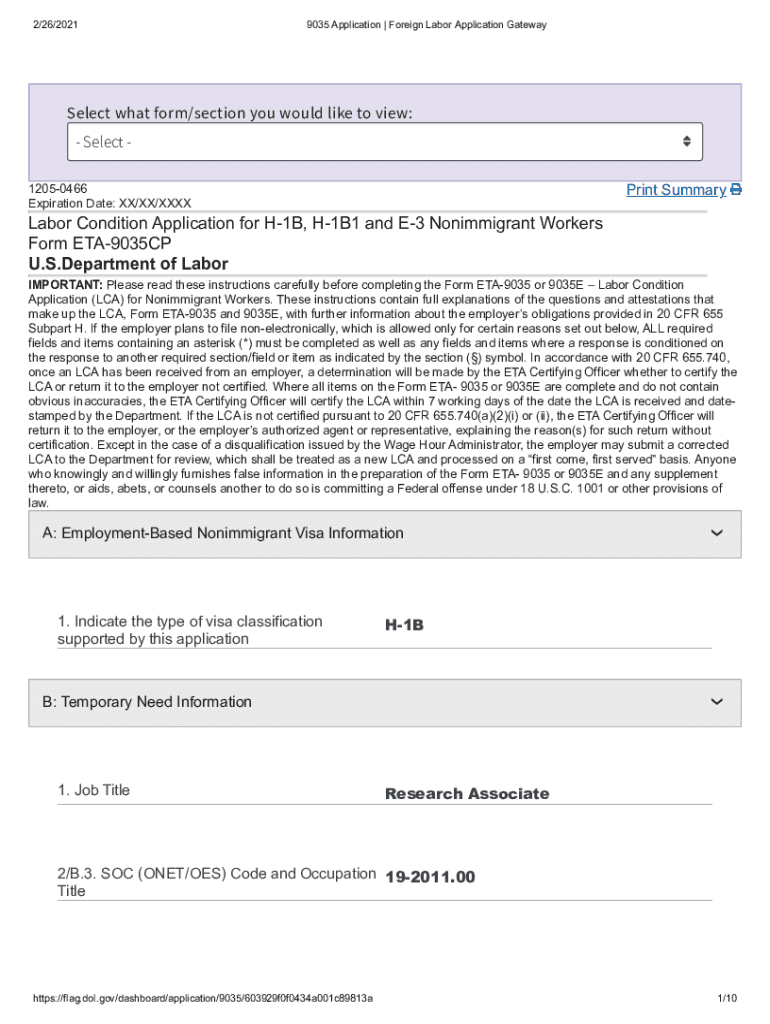Fillable Online Get H-1B Labor Condition Application ApprovalLCA Guide ...