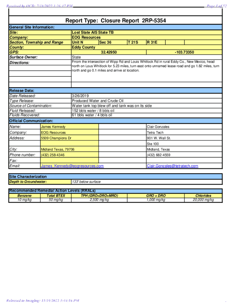 Fillable Online All you need to know about a closure report Fax Email ...