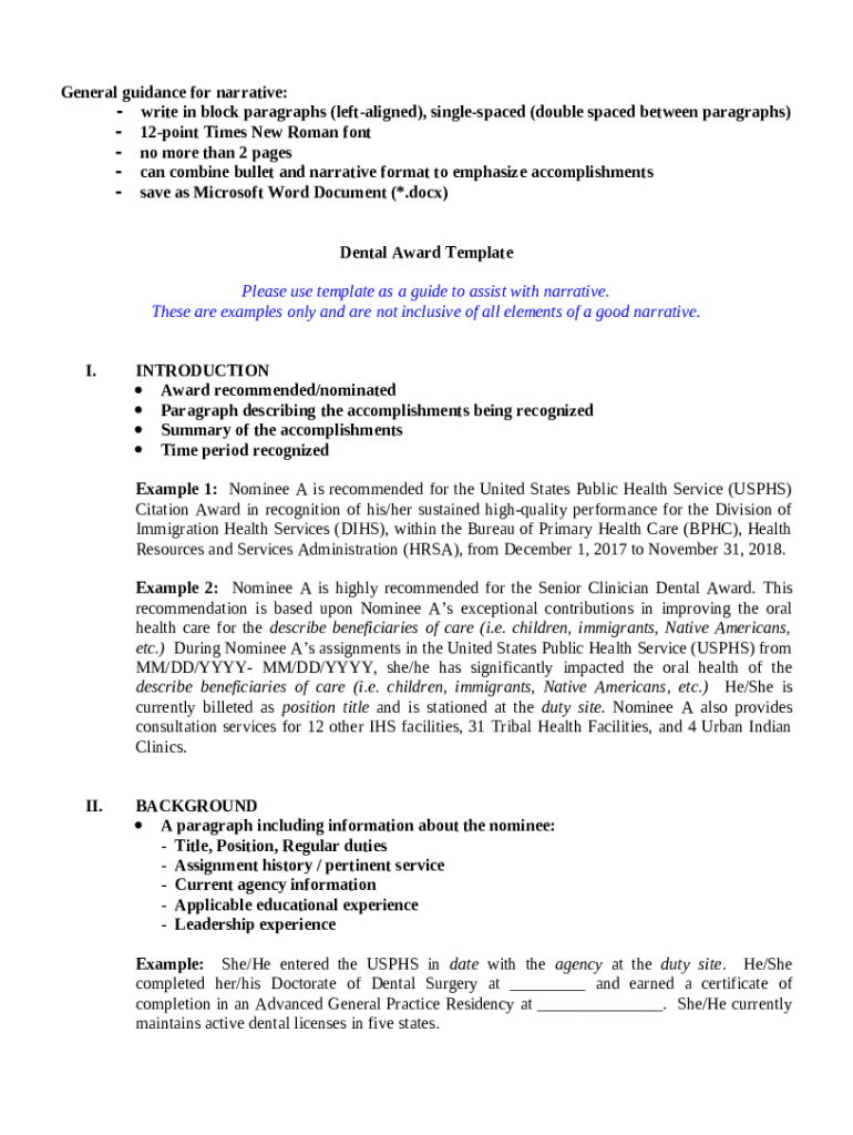 Awards Template 2023. DePAC Award Template - dcp psc Doc Template | pdfFiller