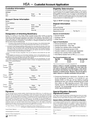 Fillable Online Health Savings Account (HSA): How HSAs Work ... Fax Email Print - pdfFiller