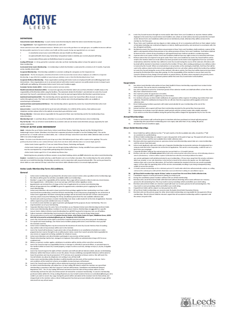 Fillable Online active leeds gov Active Leeds for Health Newsletter by ...