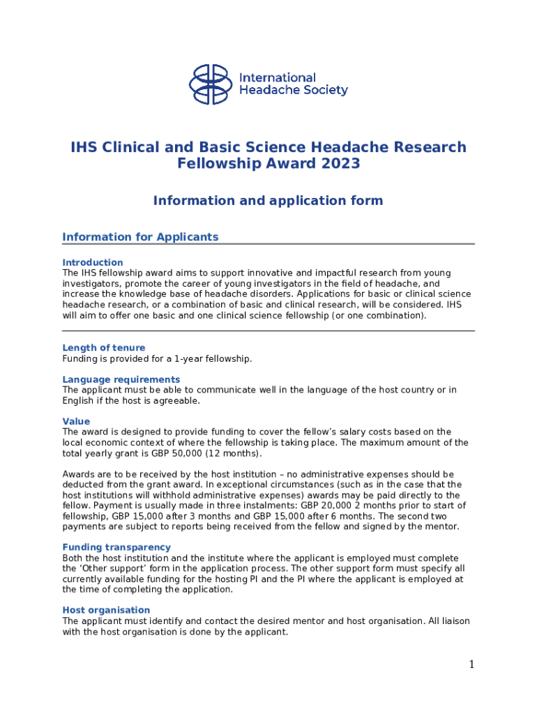 International Headache Society - IHS Clinical and Basic... Doc Template ...