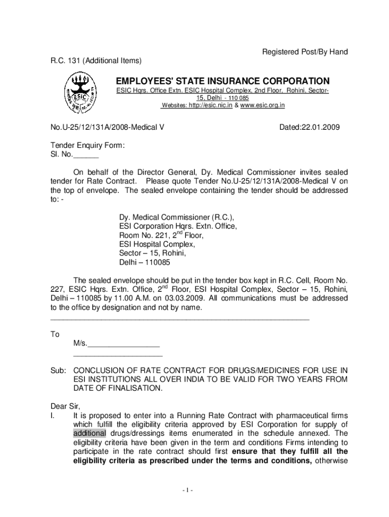 Fillable Online ESIC - Employees' State Insurance Scheme: Eligibility ...