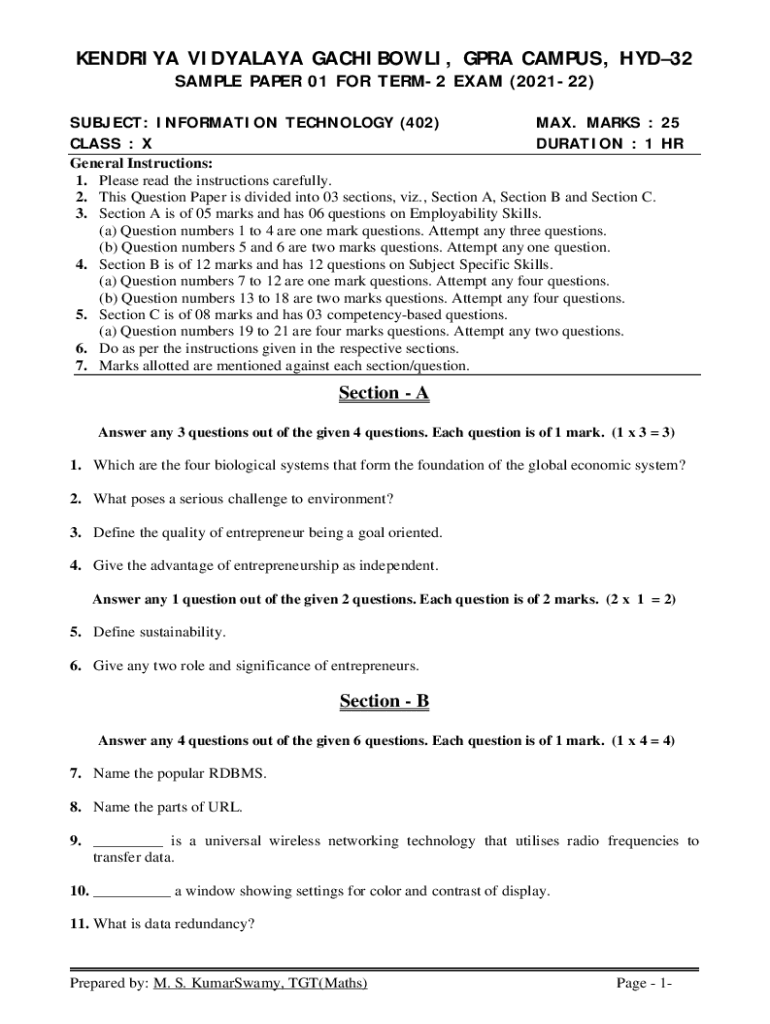 Fillable Online sample paper class 9 maths 2020-21 Fax Email Print ...