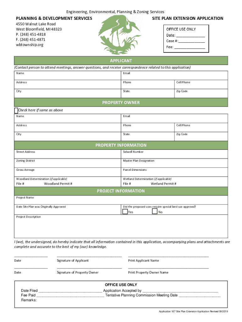 Fillable Online Site and Sketch Plan Application Fax Email Print ...