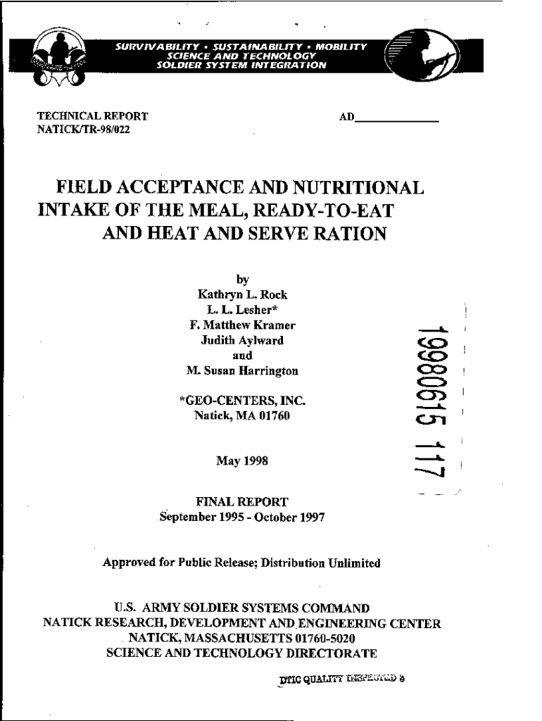 Fillable Online OPERATIONAL RATIONS OF THE DEPARTMENT OF ... Fax Email ...