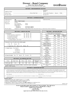 Fillable Online Davis Vision Explanation of Payment Training Fax Email ...