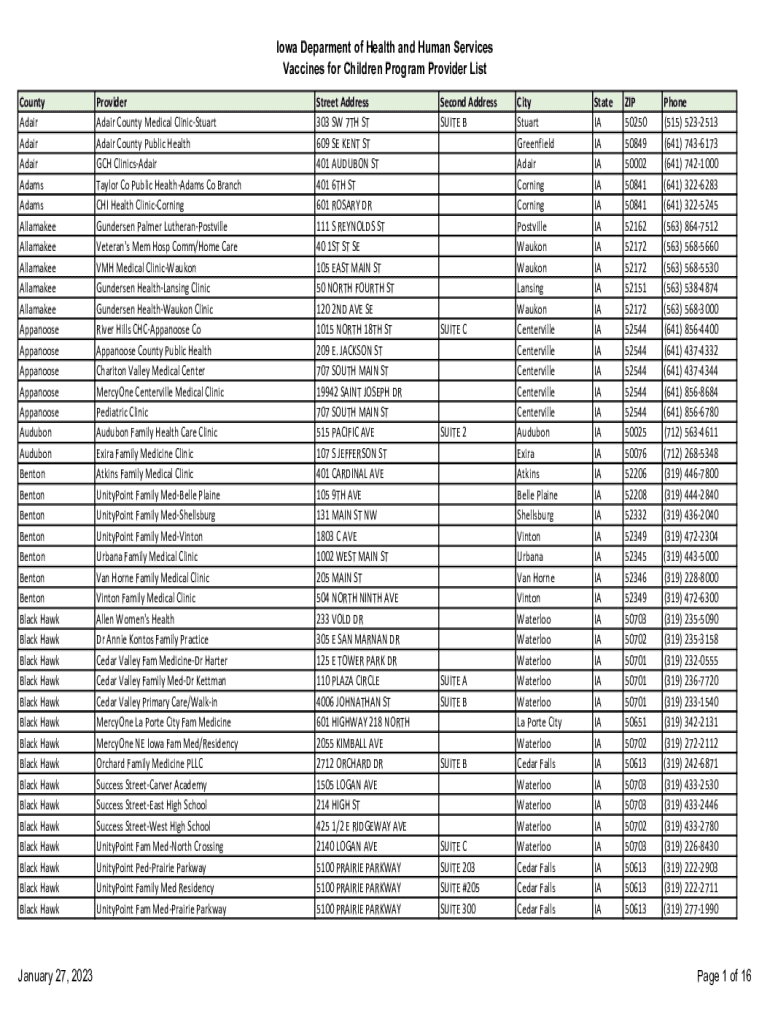 Fillable Online IRIS VFC Re-enrollment Form Guide 2023 (1).pdf - Iowa ...