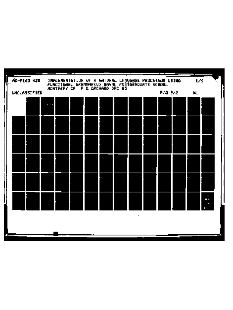 Fillable Online Implementation Of A Natural Language Processor Using
