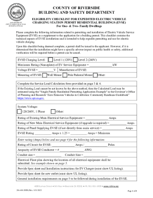 Fillable Online ELIGIBILITY CHECKLIST FOR EXPEDITED ELECTRIC VEHICLE ...