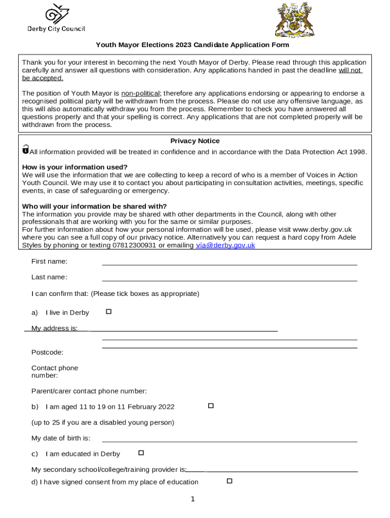 youth-mayor-elections-application-. ... Doc Template | pdfFiller