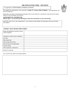Application--Section-B.doc Doc Template | pdfFiller