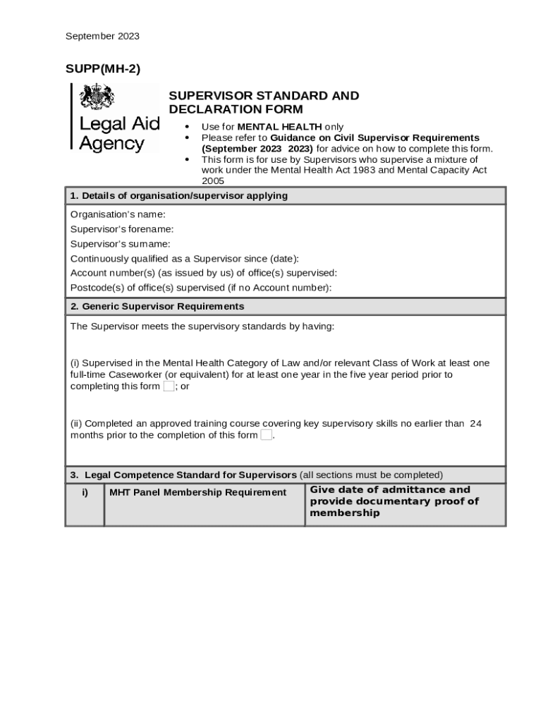 Legal Aid Supervisor a Masterclass Legal CPD Course Doc Template ...