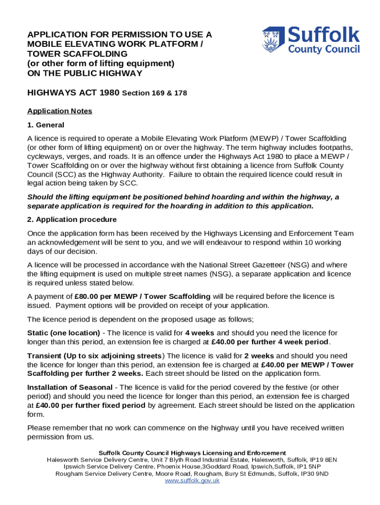 Guidance notes and application for a licence to assemble ... Doc ...