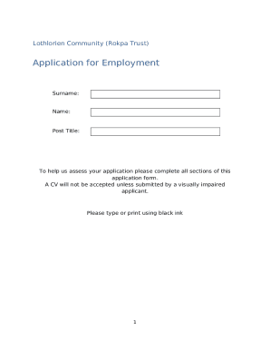 Application for lecturer position provides a template ... Doc Template ...