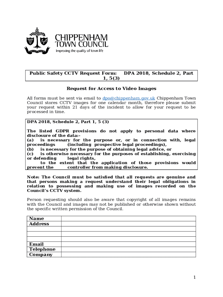 REQUEST FOR DISCLOSURE OF PERSONAL ... Doc Template | pdfFiller