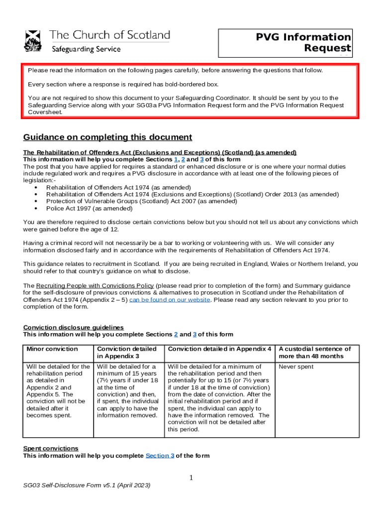 SG03 Self-disclosure . Safeguarding 03, self-disclosure Doc Template ...