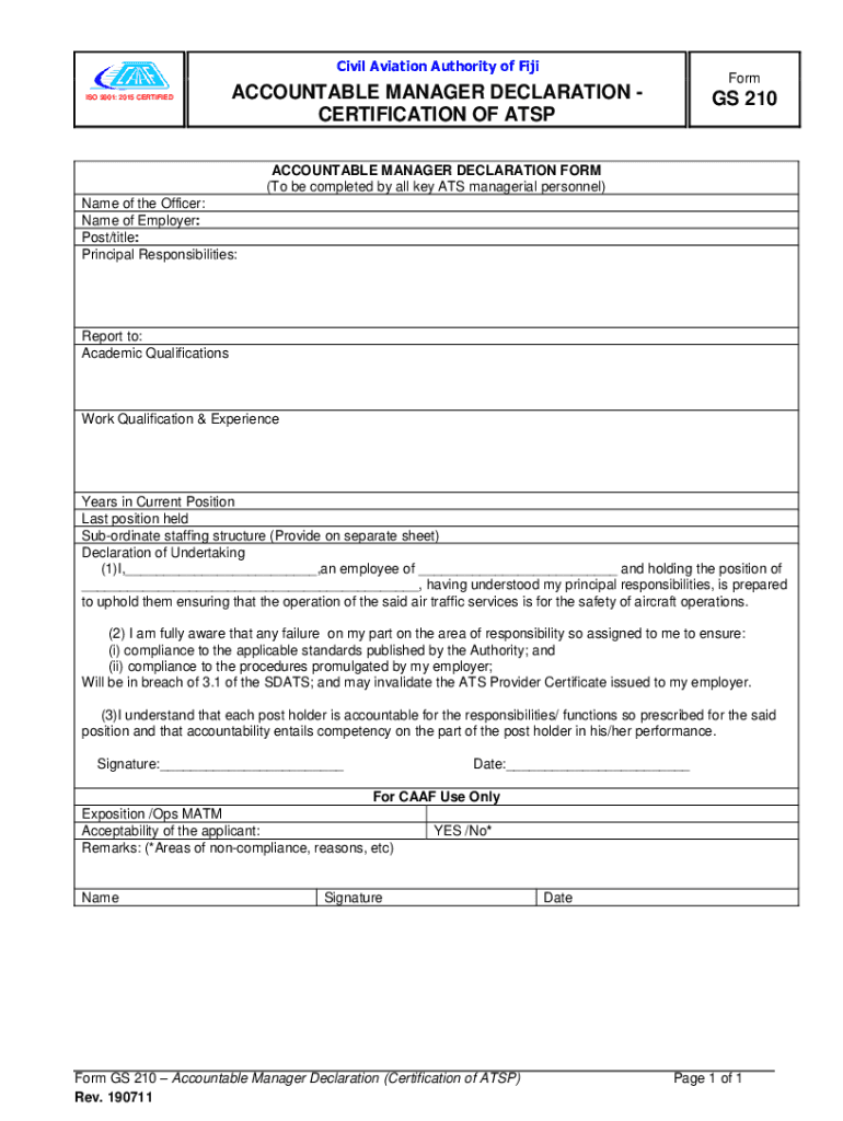 Fillable Online caaf org economic Dynamics of Civil Aviation: Fiji's ...