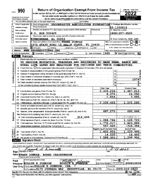 Fillable Online PROGRESSIVE AGRICULTURE FOUNDATION's Tax Return (990) - TaxAct 2022 Professional ...