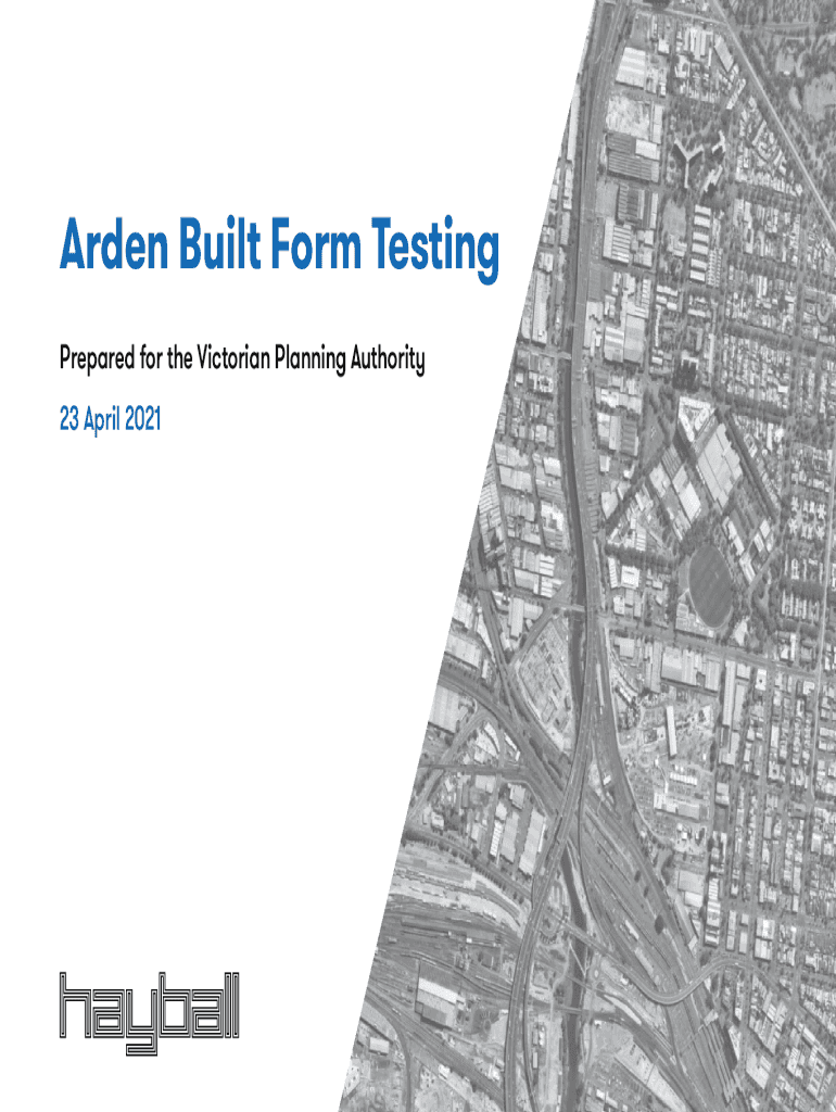 Fillable Online URBAN DESIGN & BUILT FORM ANALYSIS Fax Email Print ...
