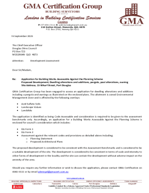 Fillable Online GMA Certification Group - Building Surveyors Fax Email ...