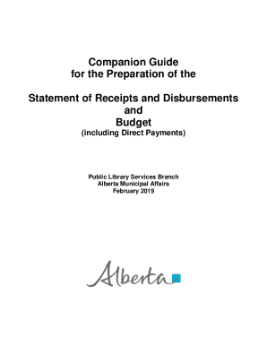 Fillable Online Companion guide for the preparation of the statement of ...