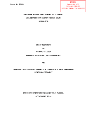 Fillable Online CenterPoint Energy seeks approval to improve gas ...