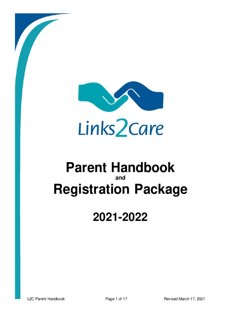 Fillable Online PARENT HANDBOOK Preschool /Early Childhood Care Fax ...