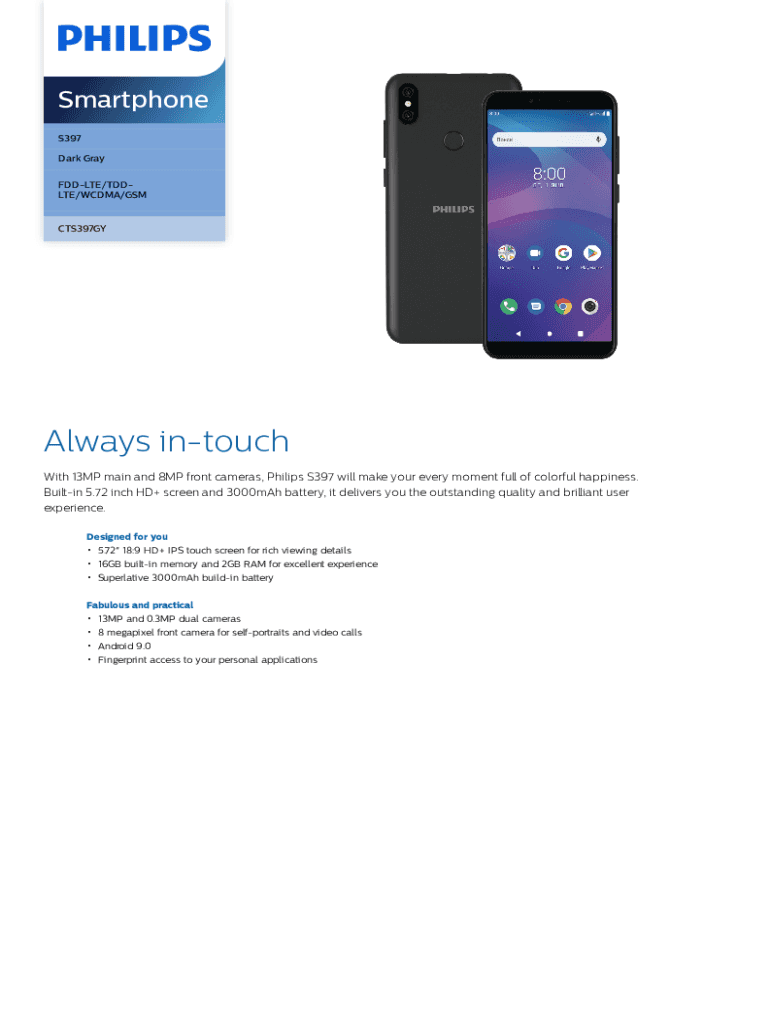Fillable Online PHILIPS 1.8 inch Display, 32 MB Storage, 0.8 MP Camera ...