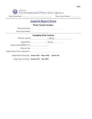 Fillable Online Lead & Copper Sample Summary Results Fax Email Print ...