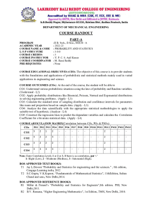 Fillable Online COURSE NAME & CODE Fax Email Print - pdfFiller