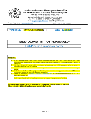Fillable Online Central Institute of Mining and Fuel Research (CIMFR ...