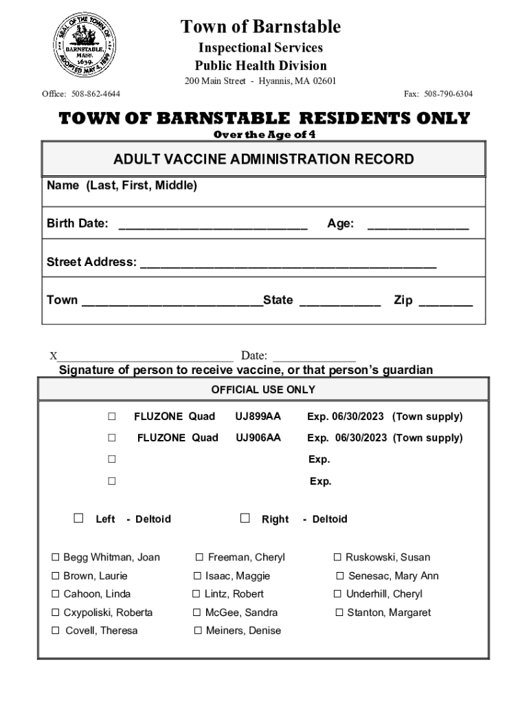 Fillable Online Flu Consent FORM-2022 to be linked in.doc Fax Email Print - pdfFiller