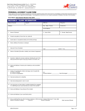 Fillable Online GEG PA Claim Form (Event) (003) (002) Fax Email Print ...