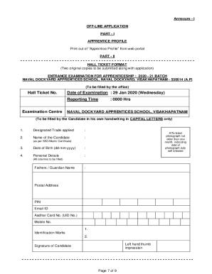 Fillable Online Annexure-1 PART-1 APPLICATION FORMAT (To be Fax Email Print - pdfFiller