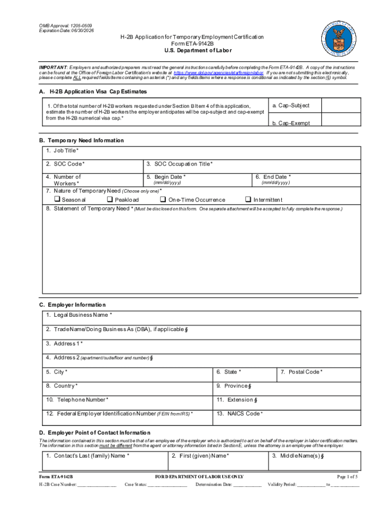 Fillable Online Form ETA-9142BAppendix A Fax Email Print - pdfFiller