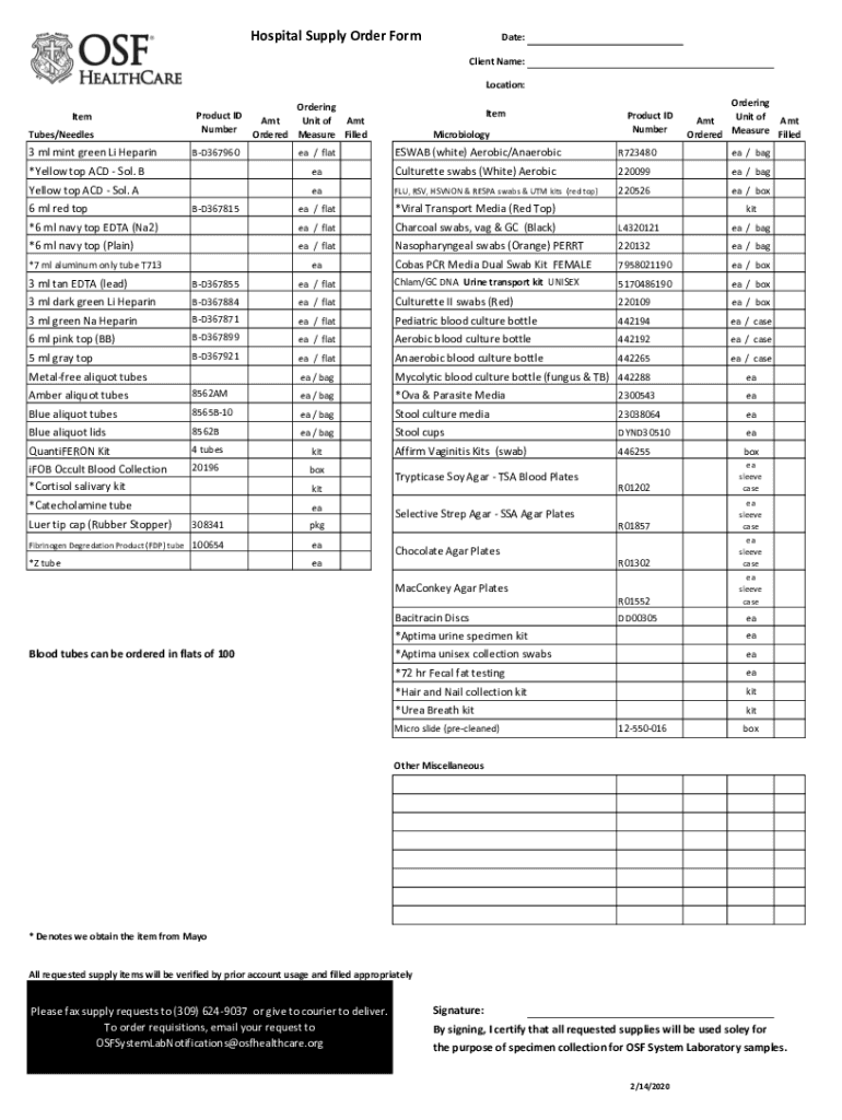 Fillable Online BD 367960 - Vacutainer PST Venous Blood Collection ...