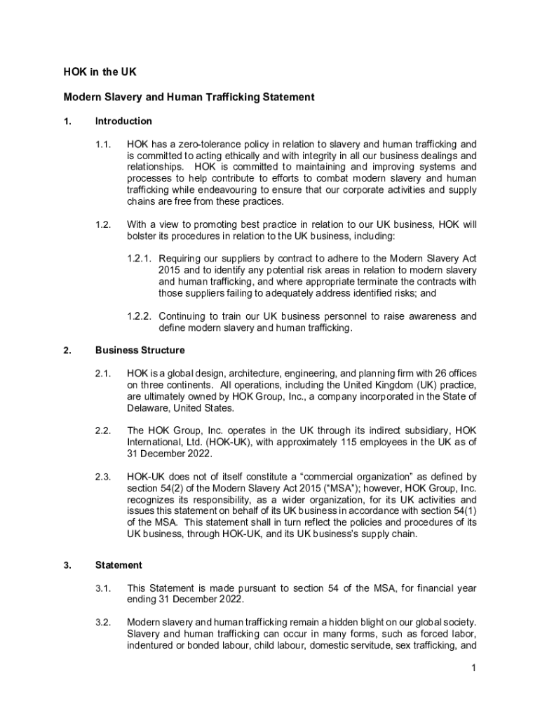 Fillable Online HOK in the UK Modern Slavery and Human Trafficking ...