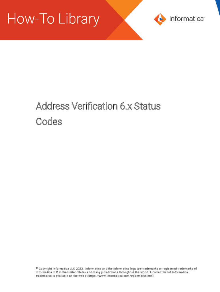 Fillable Online Address Verification 6.x Best Practices for the United Kingdom Fax Email Print ...